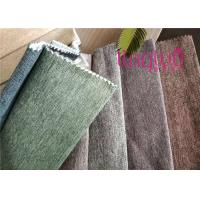 Quality Coarse Wool Imitation Linen Fabric / Blue Linen Fabric Canvas Type for sale