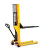 china Foot Pump Operation Manual Mobile Lift Tables with Polyurethane Casters and