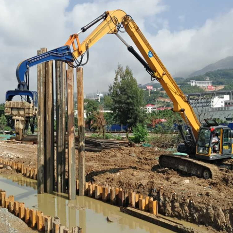 Quality High-Efficiency Pile Driver | Low Vibration & Short Working Period for Faster for sale