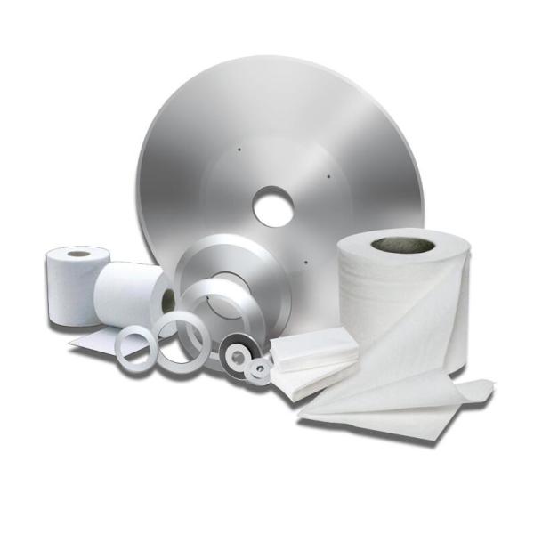 Quality High Chrome Tool Steel Log Saw Blades For Toilet Tissue Converting Tissue Saw for sale