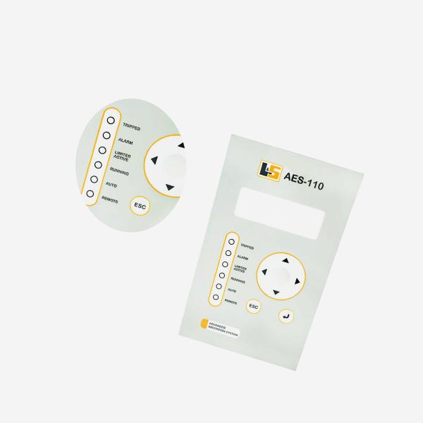 Quality Flexible Industrial LED Membrane Switch DC 12 Volt With Window for sale