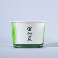 Quality Restaurant Essential Logo Printed Soup Paper Bowl with Lid Eco-Friendly Material for sale