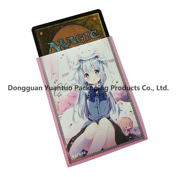 Quality Custom Printed Trading Card Sleeves Plastic TCG Card Accessories for Customer for sale