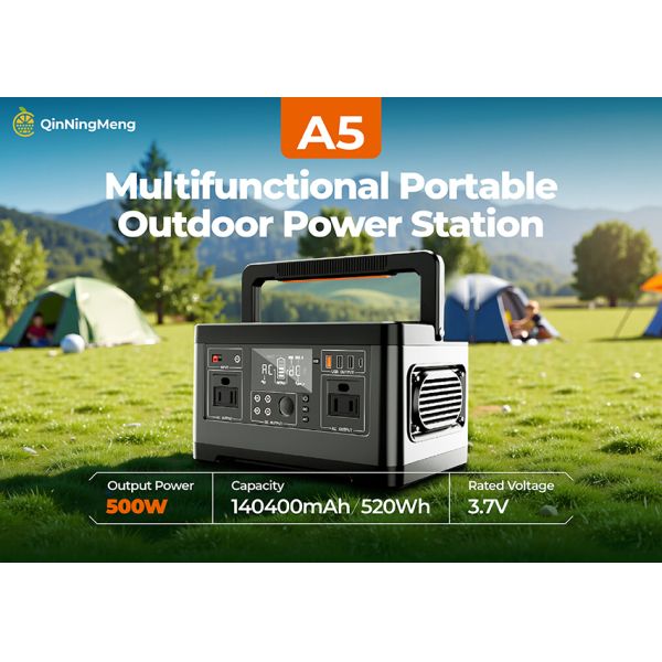 Quality 500W Solar Energy Storage Battery Portable Power Generator Multipurpose Camping Outdoor Emergency Power Supply for sale