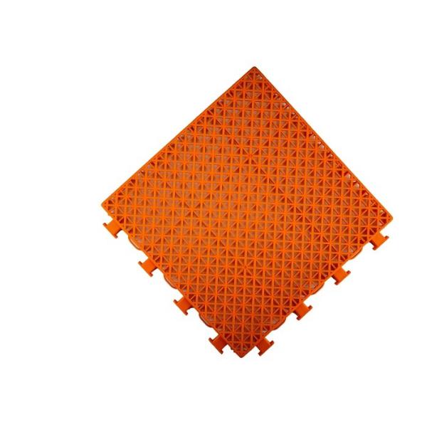 Quality Antifraying Outside Basketball Court Flooring , No Protruding Angle Removable for sale