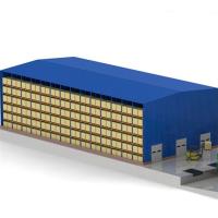 Quality High Bay Steel Clad Rack Warehouse Structural Automated Storage Racking System for sale