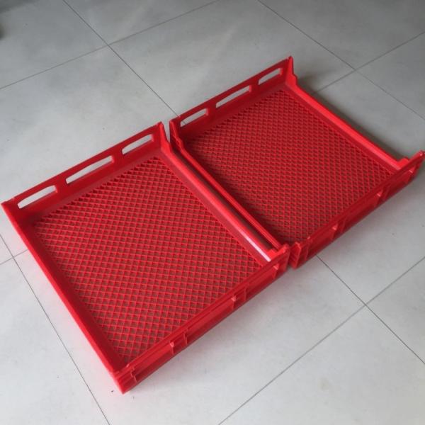 Quality 690*605*150mm Food Grade Plastic Bakery Crate for Large Capacity Food Container for sale