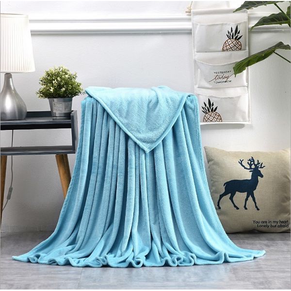 Quality Anti-Static Super Soft MINI SIZE Microfiber Flannel Fleece Throw Blanket for for sale