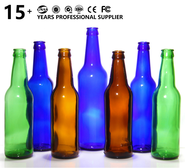 Easy Transport 330ml 500ml 12 Oz Glass Beer Bottle for Home Brew