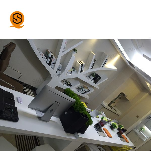 Quality Exquisite Workmanship Office Desk And Cabinet Combo With Artificial Stone for sale