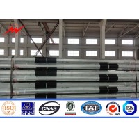 Quality 25FT Electrical Power Galvanized Steel Pole Against 8 Grade Earthquake for sale