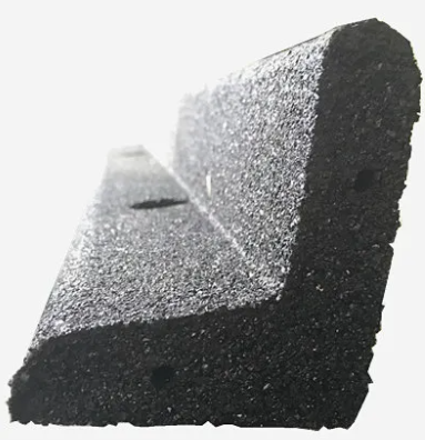 Quality Recycled Rubber Landscape Edging 1200x100mm Black Border Fence for sale