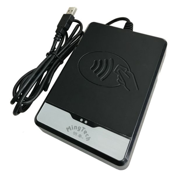 Quality Portable 2 SAM Slots Contactless IC Card Reader With External Indicators LED for sale