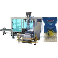 Quality Coarse Cereals Big Bag Packing Machine / 10 To 25 KG Poly Bag Packing Machine for sale