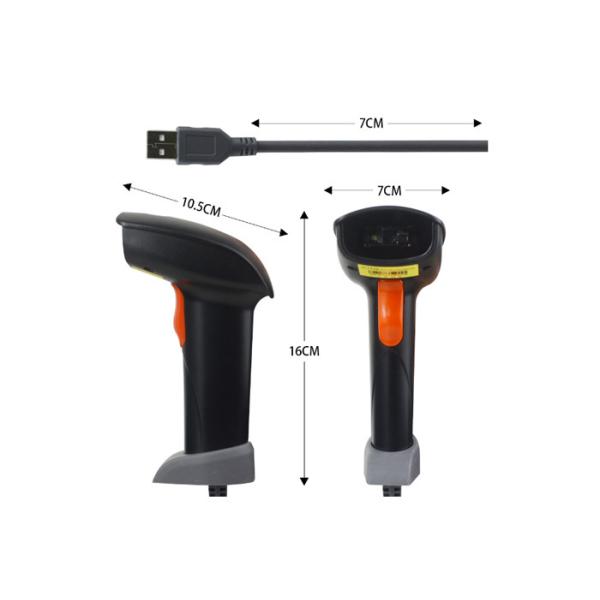 Quality USB/RS232 Barcode Scanner Handheld Barcode Reader With CE Certification for sale