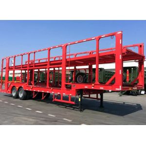 Quality Smooth Transportation 2 Axle Car Trailer With Triangle / Double Star / Double for sale