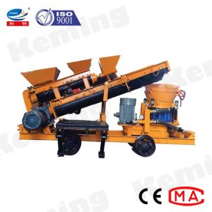 Quality Self Loading 7.5kW Spraying Wet Mix Shotcrete Machine for sale