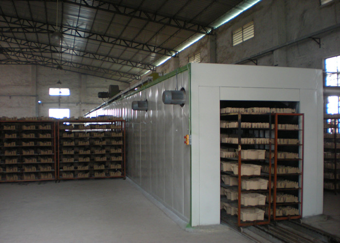Quality Tunnel Type Paper Pulp Molding Machine Drying Production Line ， 220V - 440V for sale