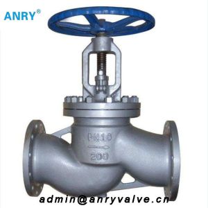 Quality Flanged RF Plug Disc Globe Valve Straight Pattern DIN F4 Rising Stem for sale