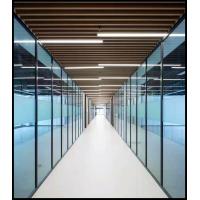 Quality Polished Glass Partition Wall Divider ODM For Commercial for sale
