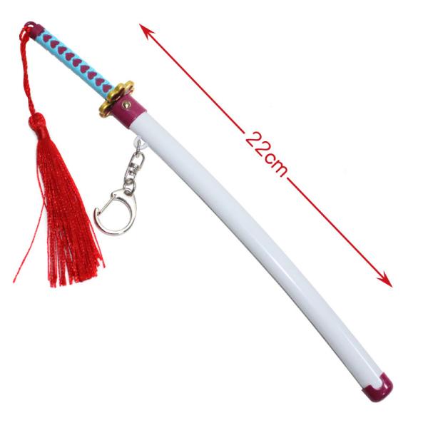 Quality Demon Slayer Kanroji Mitsuri 22CM Automatic Elasitc Moving Sword for sale