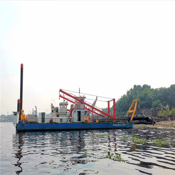 Quality Moving Trolley Optional Cutter Suction Dredger for Lake Sand Harvesting for sale