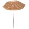 china Manual Control Sun Beach Straw Thatch Scenic Patio Umbrellas Folding Wooden Iron