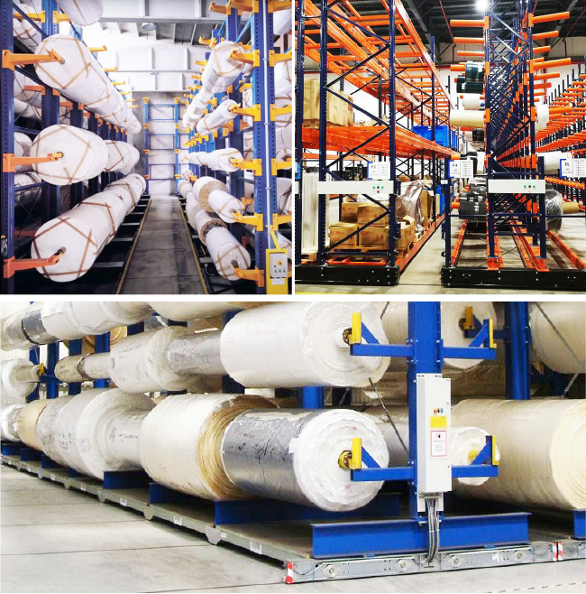 Electric Mobile Cantilever Racking System