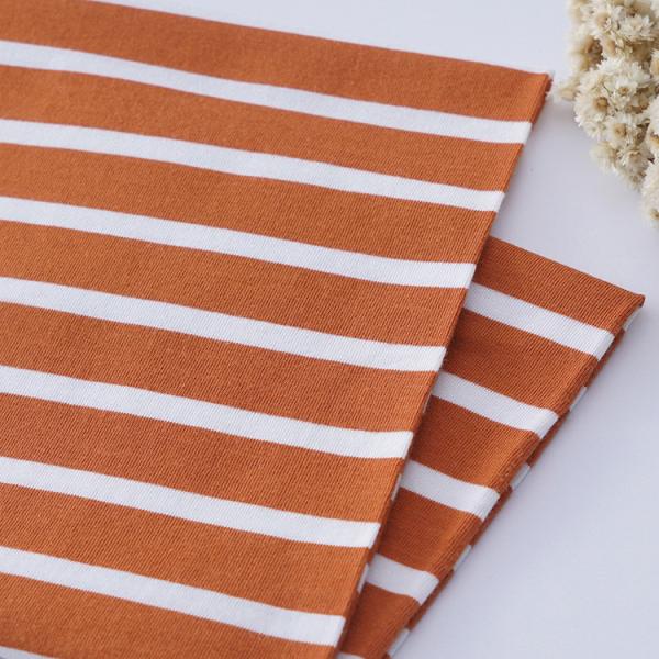 Quality 175cm Striped Material Fabric 100% Cotton Yarn Dyed Breathable Texture for sale