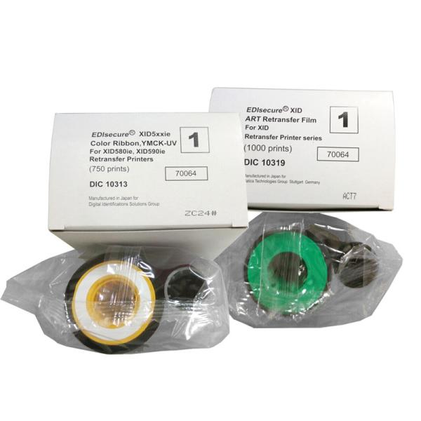 Quality XID8300 Color UV Ribbon DIC10313 YMCK-UV for XID 8600 Card Printer Nylon for sale