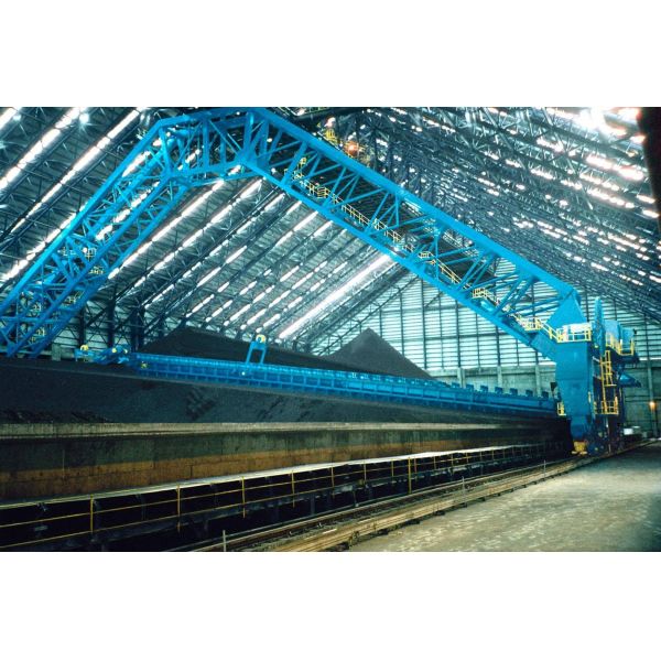 Quality Heavy Duty Slewing Cantilever Stacker For Bulk Material Storing And Blending for sale