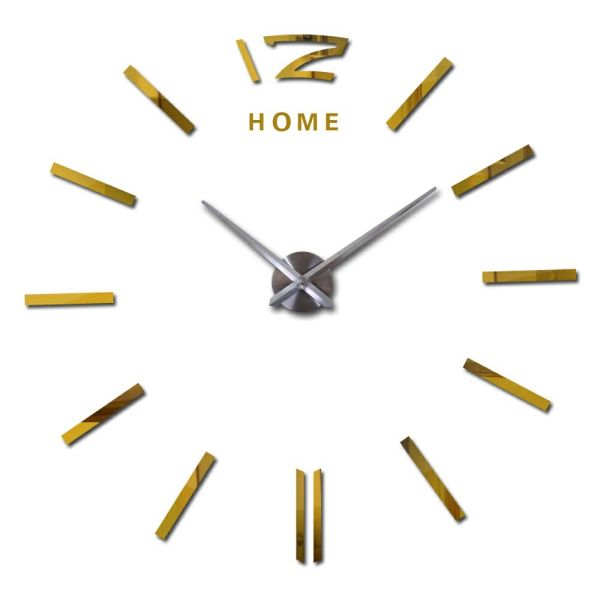 Quality DIY 3D Large Size Acrylic Wall Clock for sale