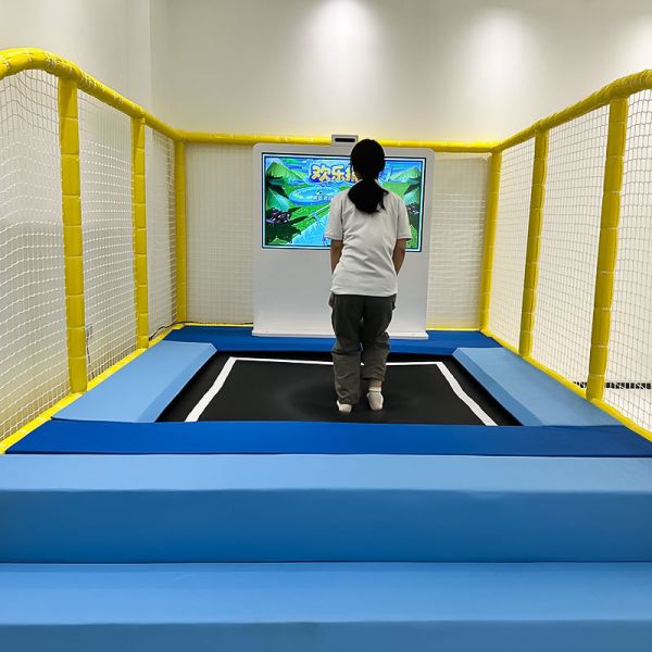 Quality Indoor 55 Inch All-in-one Kinect Screen Interactive Games Trampoline Park Kids for sale