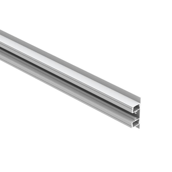Quality H49mm ROSH Extruded Aluminum LED Profile Sandblasting 6063 T5 for sale
