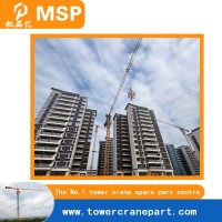 Quality High Performance Flat Top Tower Crane For Heavy Lifting Precise Positioning for sale