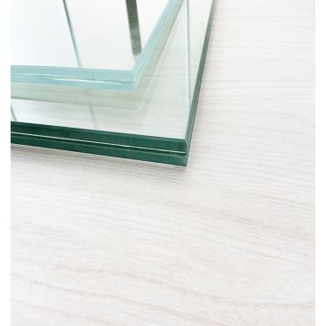 Quality GB15763.2-2005 Standard 12.76 mm Laminated Float Glass with Flat Polished Edge for sale