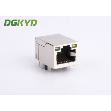 Quality KRJ-H009GYNL Gigabit Network Jack Rj45 Keystone Module Single Port With LEDs for sale
