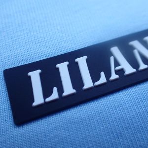 Quality Washable Flat Silicone 1.8mm Heat Transfer Neck Labels for sale