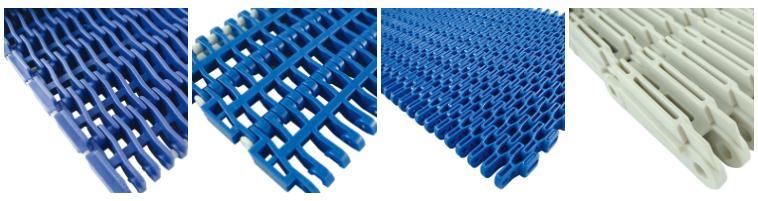 Plastic Modular Belt Raised Rib 4809 Straight Running Conveyor Belt
