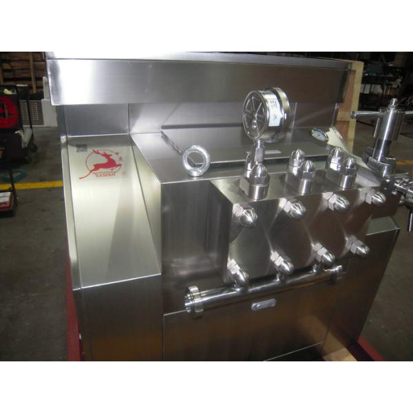 Quality Impact Resistance Homogeniser Machine / Silver Two Stage Homogenizer for sale