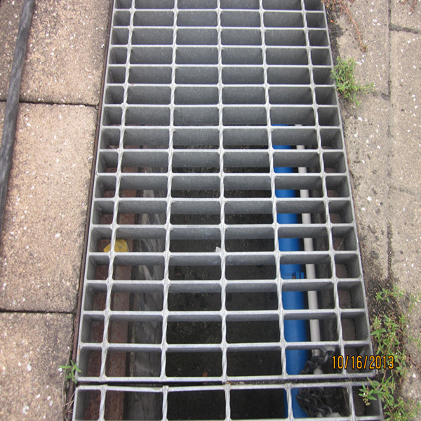 Silver Steel Grating Drain Cover