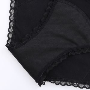 Quality Fashion lace design Menstrual Panties Plus Size Women Soft Anti-bacterial Period for sale