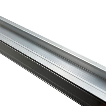 Quality Weather Resistance Silver Solar Panel Mounting Rails 1.2mm Thickness for sale