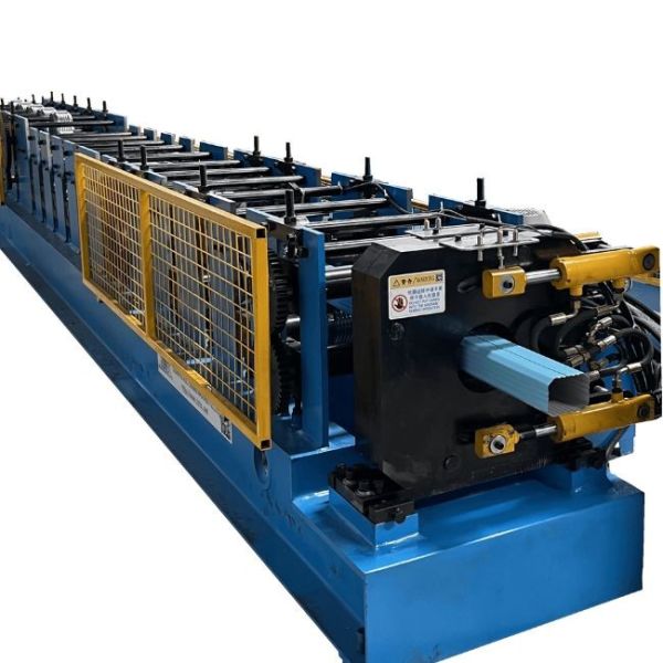 Quality Roofing Water Gutter Roll Forming Machine , Steel Square Downspout Machine for sale