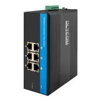 Quality E-Mark Network Switch 6 Port Unmanaged Industrial Din Rail Megabit Based for sale