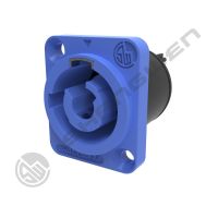 Quality Ip44 Industrial Power Female Connector Indoor Use Blue Input for sale