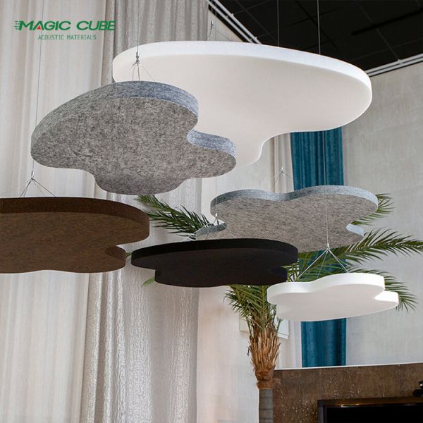 Quality 3700G/M2 Density Acoustic Ceiling Cloud Heat Insulation And Dustproof for sale