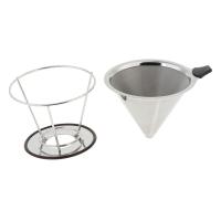 Quality CF01 Stainless Steel Coffee Strainer Metal Dripper 50 Micron for sale