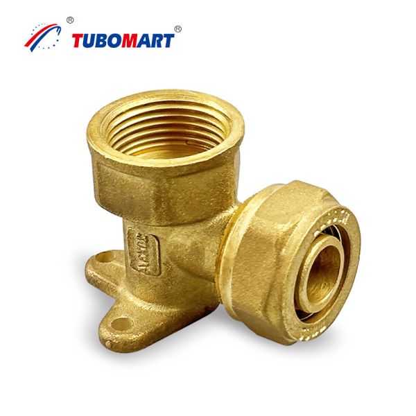 Quality Pex System Brass Water Line Compression Fitting Straight Elbow Tee Cross for sale