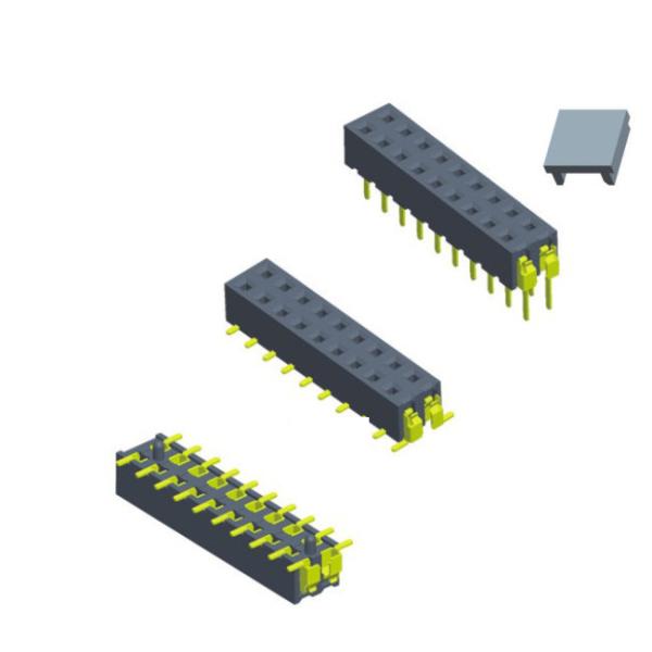 Quality 2mm Dual Row Header Connector SMT Type Signal Transmission Height 2.8 for sale